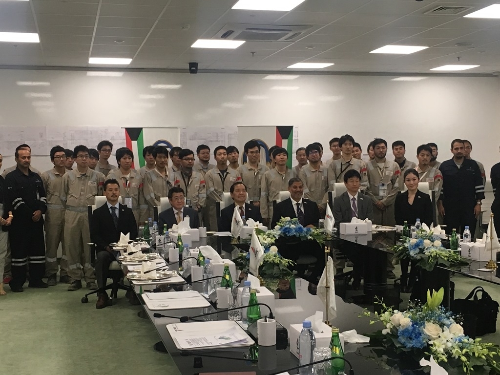大使の活動（KNPC クリーン燃料プロジェクト（CFP）の現場視察） | 在クウェート日本国大使館
